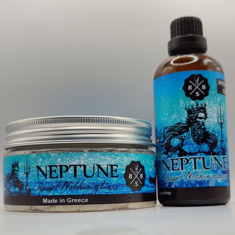 Neptune Shaving Soap & Aftershave Lotion SET - Etsy