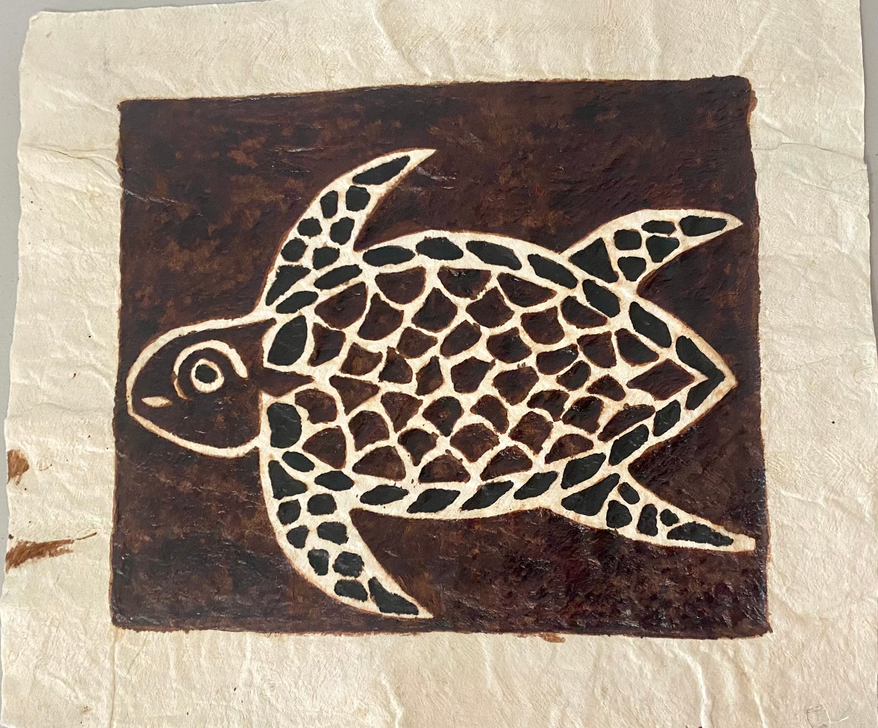 Samoan Tapa Cloth Siapo Samoa Samoan Elei Tapa Handmade - Etsy