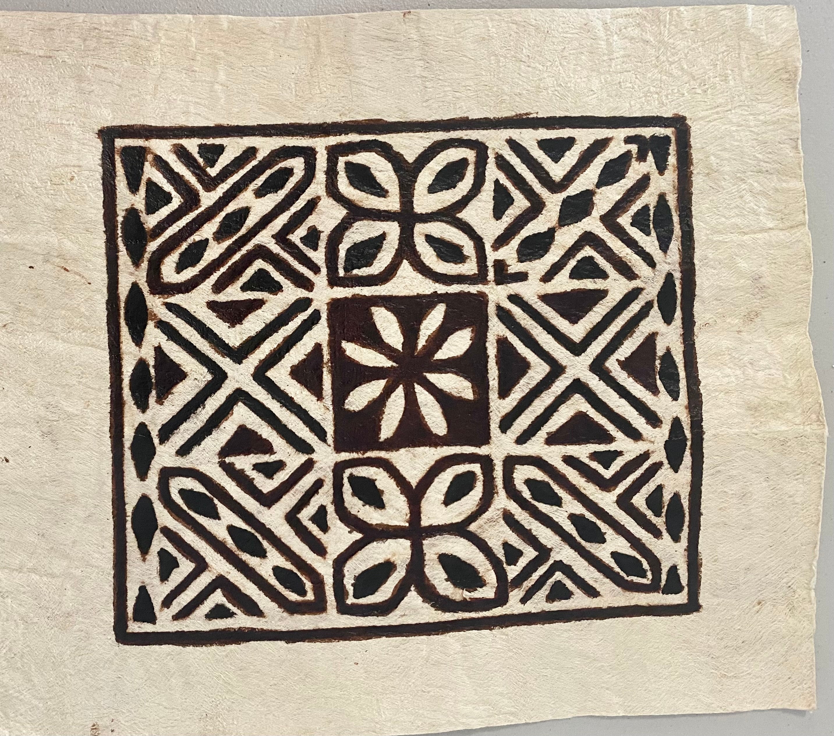 Samoan Tapa Cloth Siapo Samoa Samoan Elei Tapa Handmade - Etsy