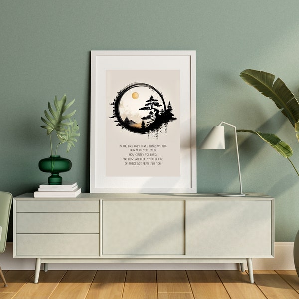 Zen Poster - Etsy