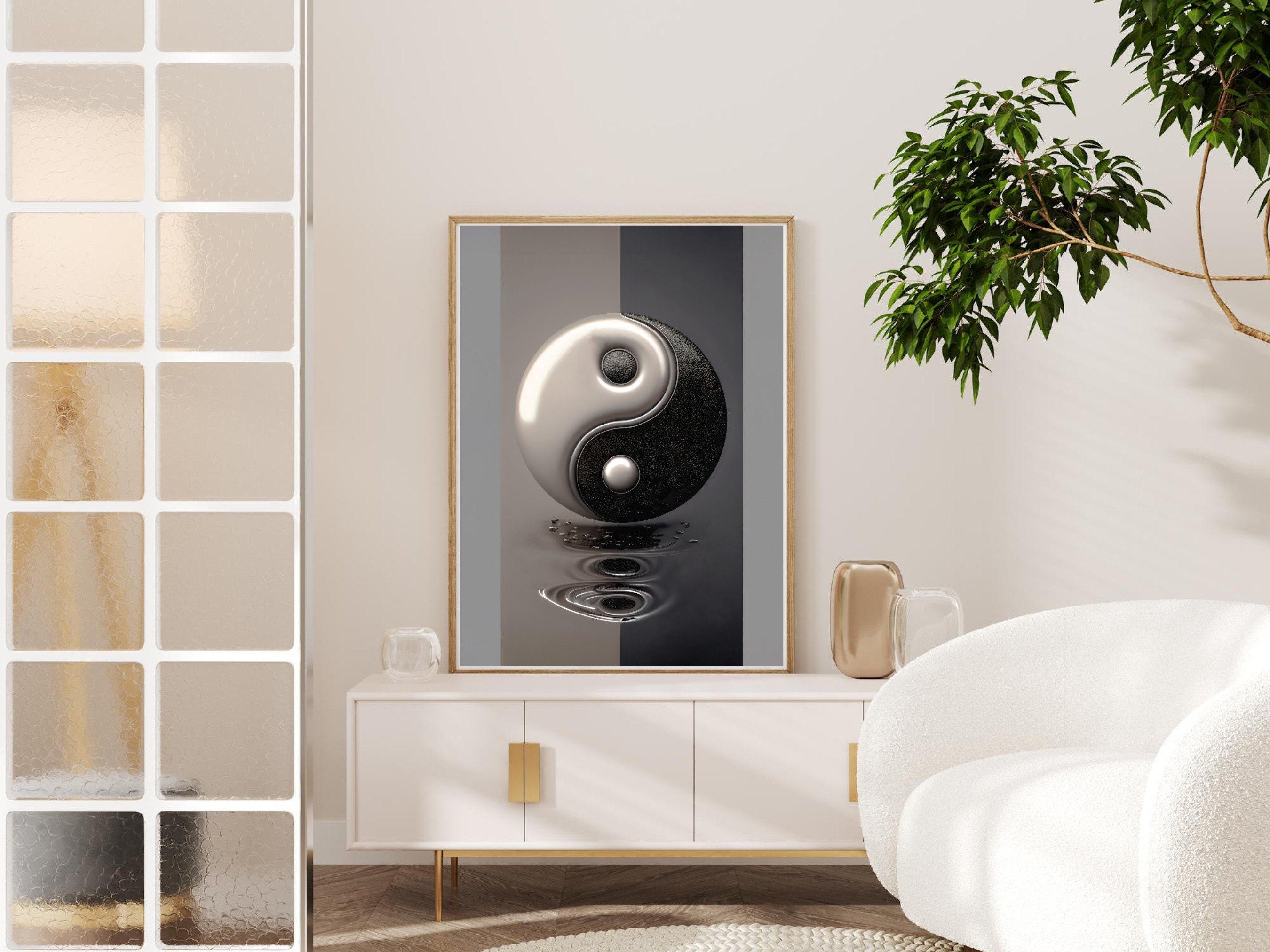 Yin Yang Poster,digital Download, Printable Yin and Yang Wall Decor ...