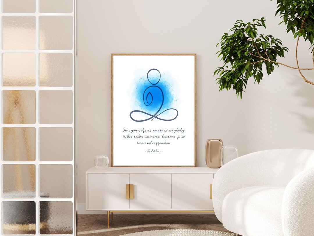 Zen Definition Print, Zen Poster, Yoga Studio Decor, Meditate Wall Art ...