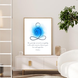 Zen Definition Print, Zen Poster, Yoga Studio Decor, Meditate Wall Art ...