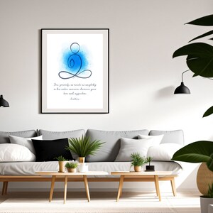 Zen Definition Print, Zen Poster, Yoga Studio Decor, Meditate Wall Art ...