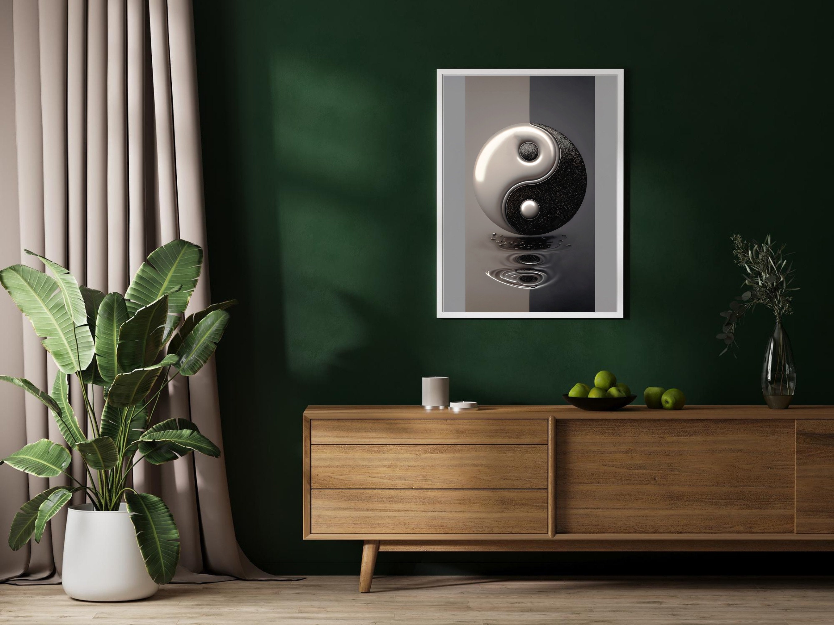 Yin Yang Poster,digital Download, Printable Yin and Yang Wall Decor ...