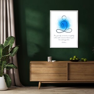 Zen Definition Print, Zen Poster, Yoga Studio Decor, Meditate Wall Art ...