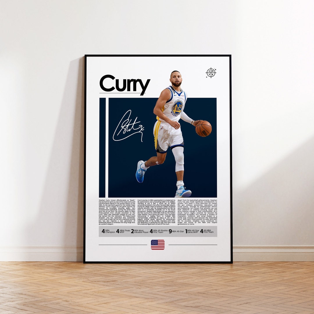 Stephen Curry Poster Motivational Sports Print Sports Heroes - Etsy