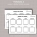 Weekly Planner Printable Landscape, Minimalist Weekly Schedule, Week at ...