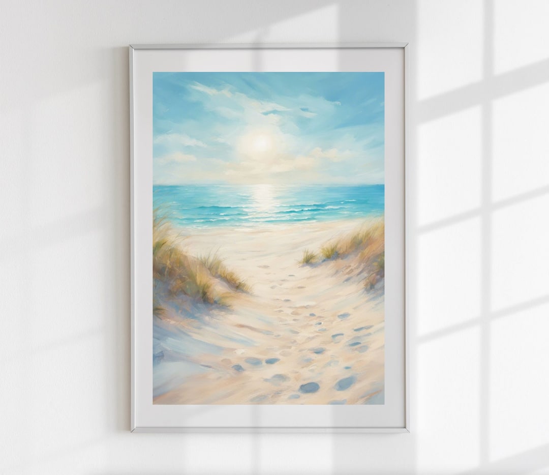 Beach Poster, Beach Print, Rustic Beach Print, Rustic Beach Poster ...
