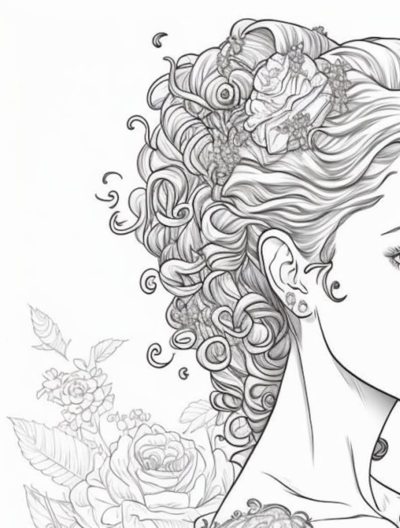 Coloring Page for Adults. Instant Download.auradesign.jpeg.pdf - Etsy