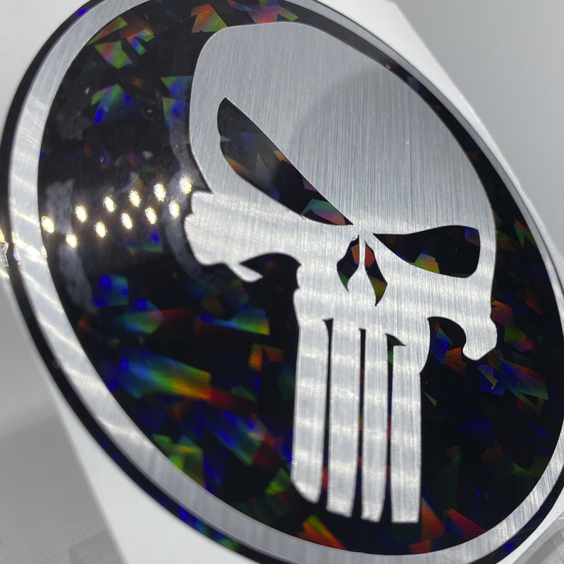 PUNISHER STICKER 3D - Etsy