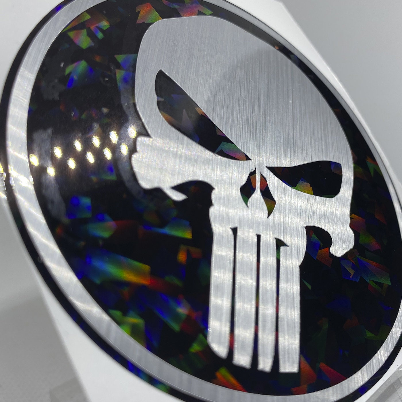 PUNISHER STICKER 3D - Etsy