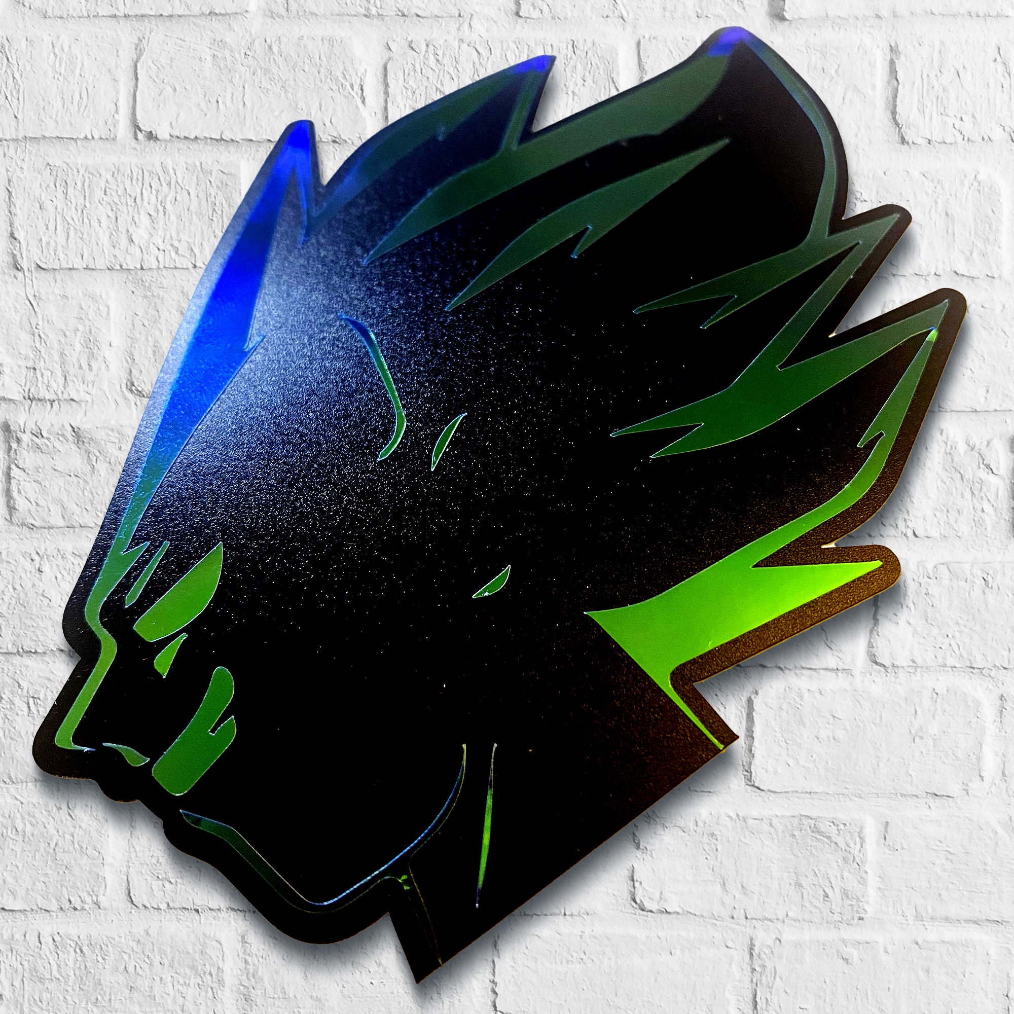 Vegeta Sticker, Holographic Decal, Dragon Ball Z, Anime Sticker, Unique ...