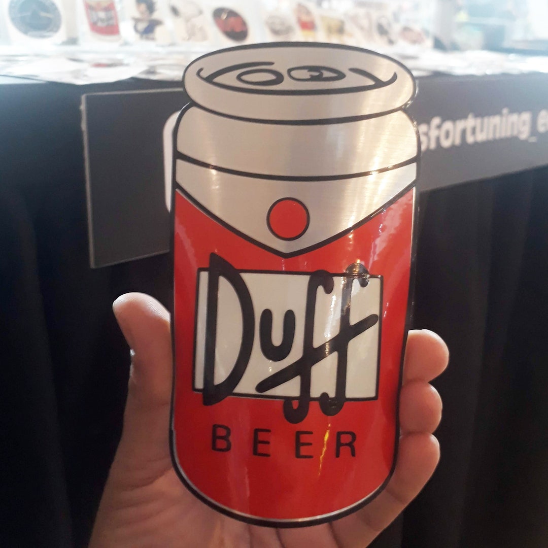 Duff Beer Metallized Waterproof Vinyl Sticker Perfect for Cars, Laptops ...