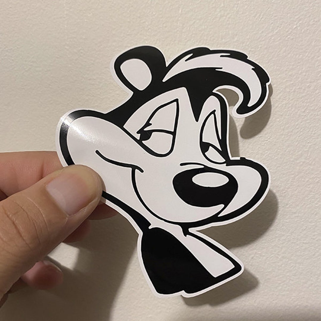 Retro Pepé Le Pew Sticker Waterproof, Durable & Perfect for Classic ...
