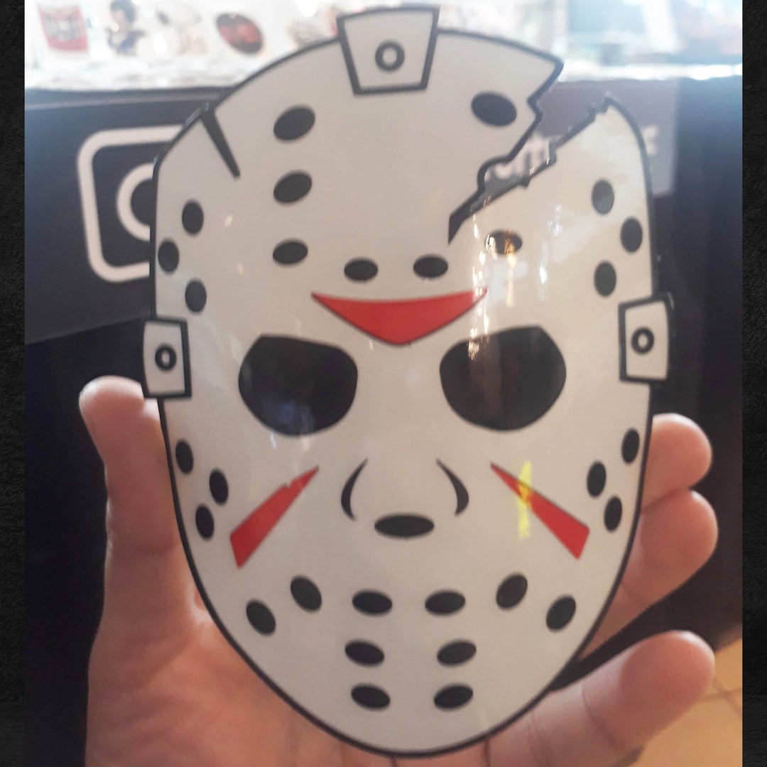 Jason Voorhees MASK STICKER - Etsy
