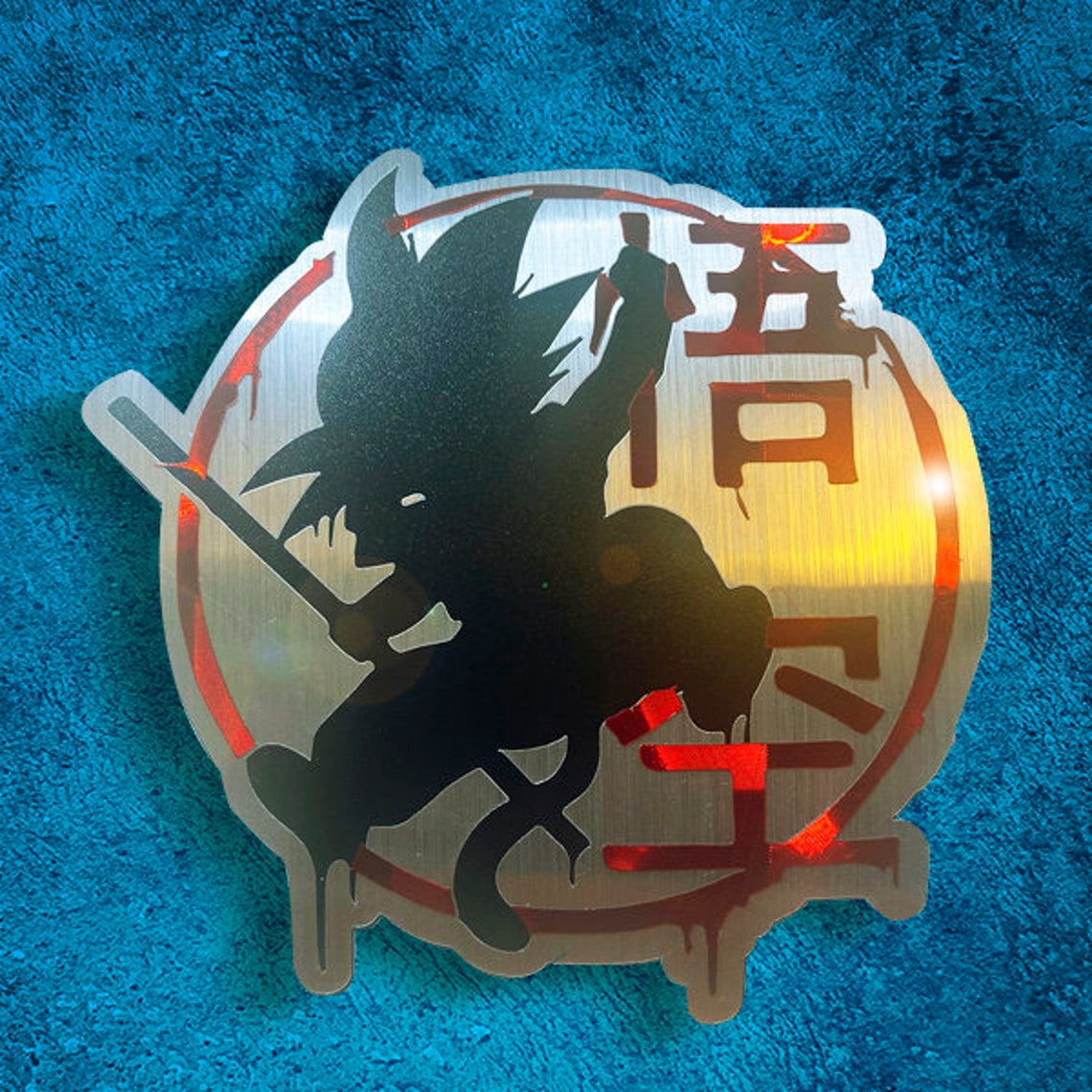 STICKER Goku,super Saiyan Sticker, Goku Vinyl Design, Gift for Anime ...