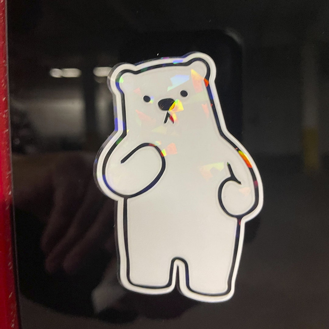 POLAR BEAR STICKER - Etsy
