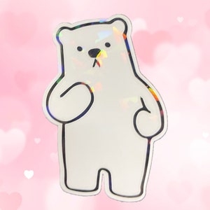 POLAR BEAR STICKER - Etsy
