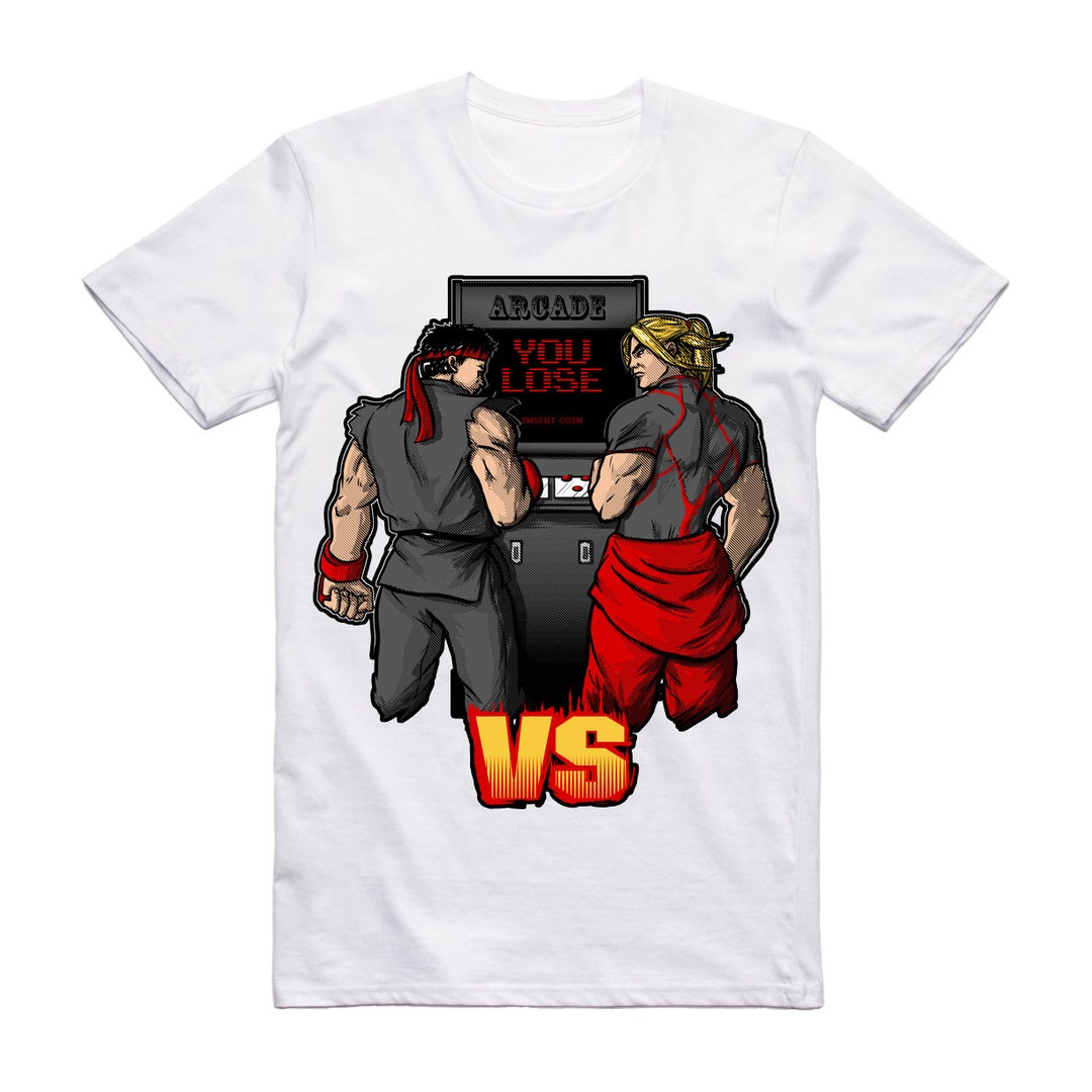 Arcade Street Fighter Tee: Japan Warrior, Super Hero T-shirt - Etsy