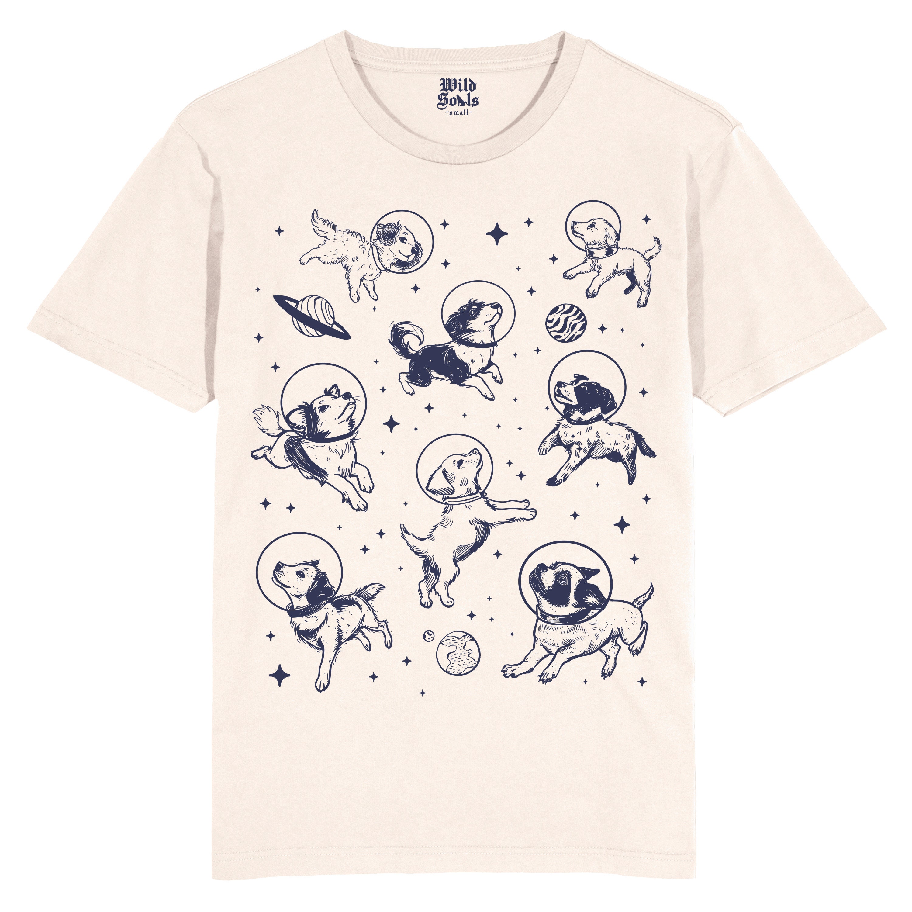 Dogs in Space Shirt, T-shirt, Shirt, Graphic Retro Vintage T Shirt, Dog ...