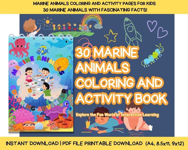 Kids Marine Animals Coloring Pages, Ocean Coloring Pages , Color Pages ...