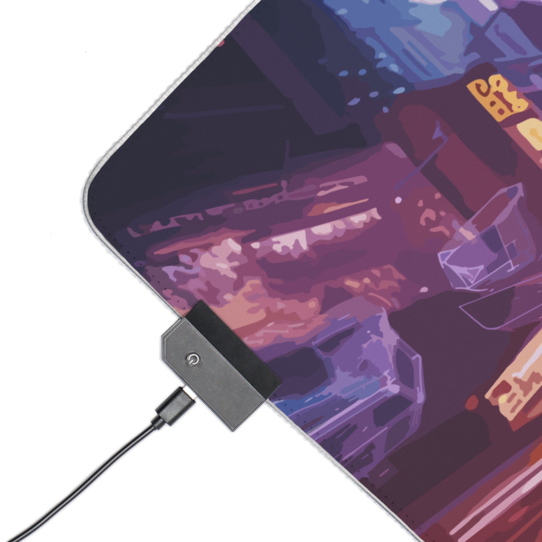 LED gaming mouse pad in futuristic design sold by Lenna Padded | SKU ...