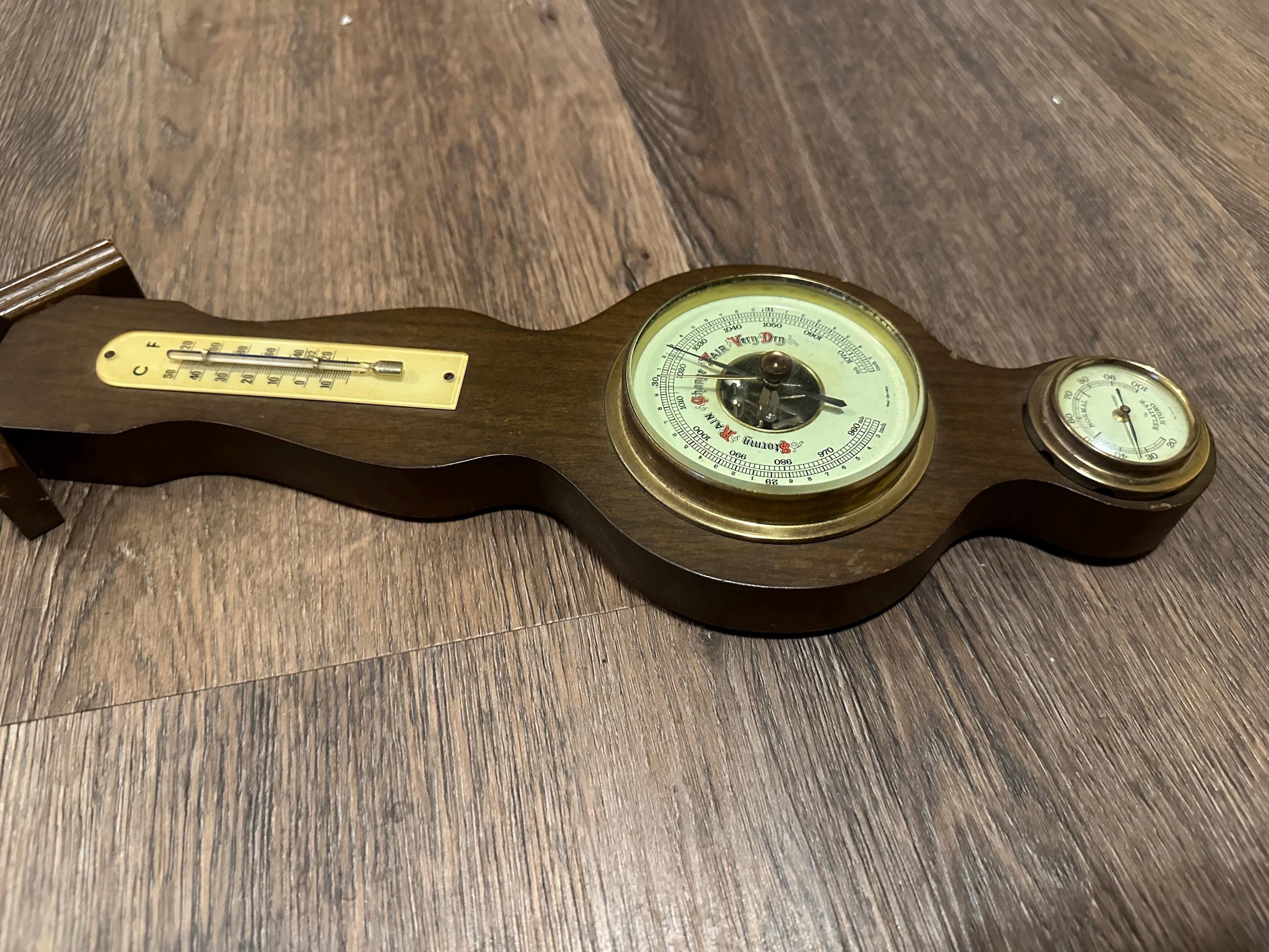 Vintage German Barometer - Etsy