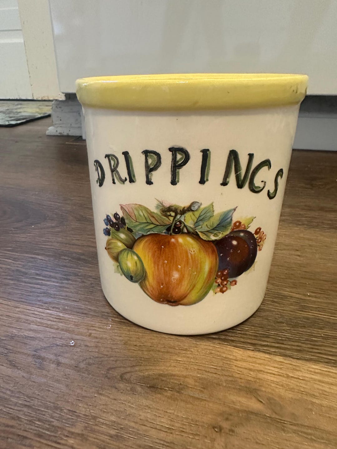 VINTAGE DRIPPINGS JAR Mid Century Kitchen Decor Utensil Holder - Etsy