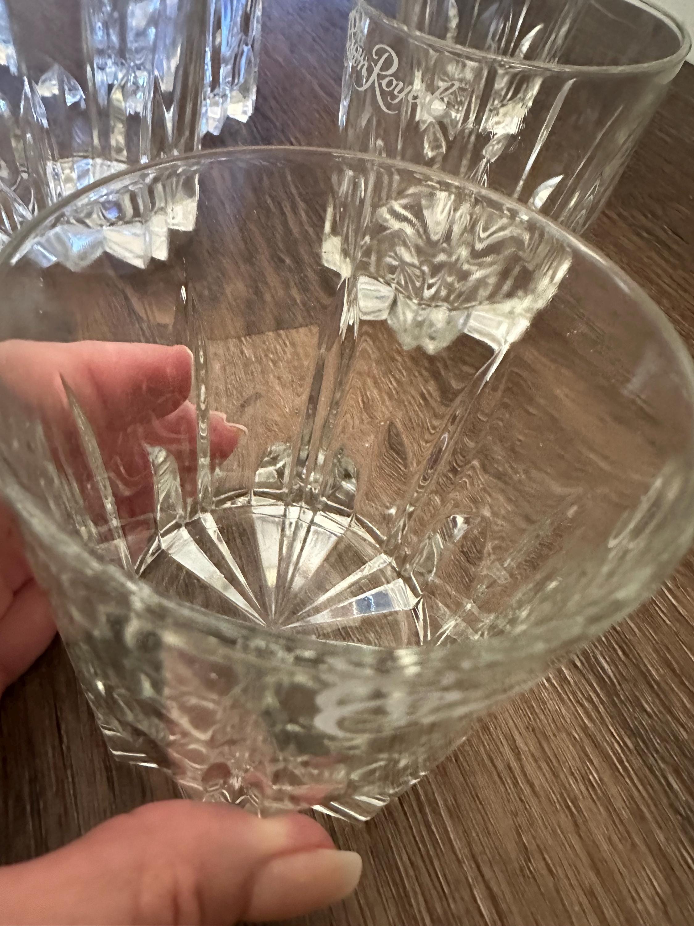 VINTAGE CROWN ROYAL Whisky Rocks Glasses Set of 6 - Etsy