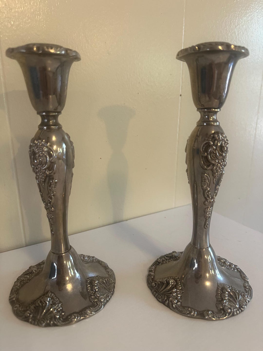 SILVER GODINGER CANDLESTICKS - Etsy