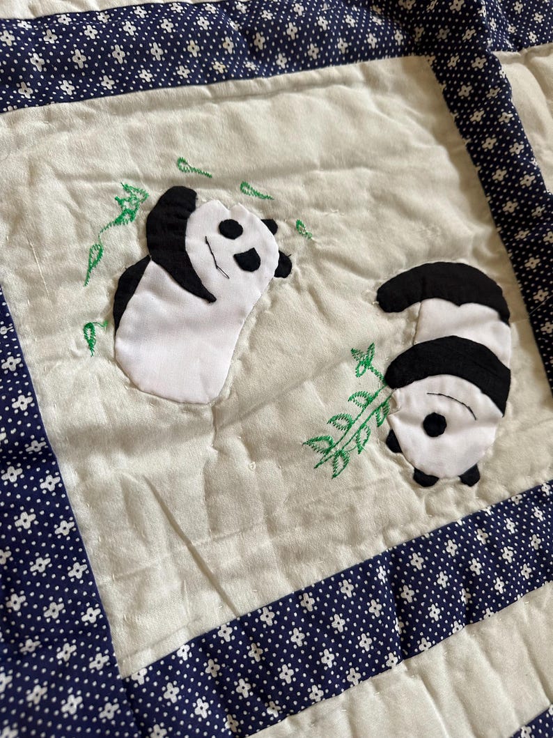 VINTAGE BABY QUILT - Etsy