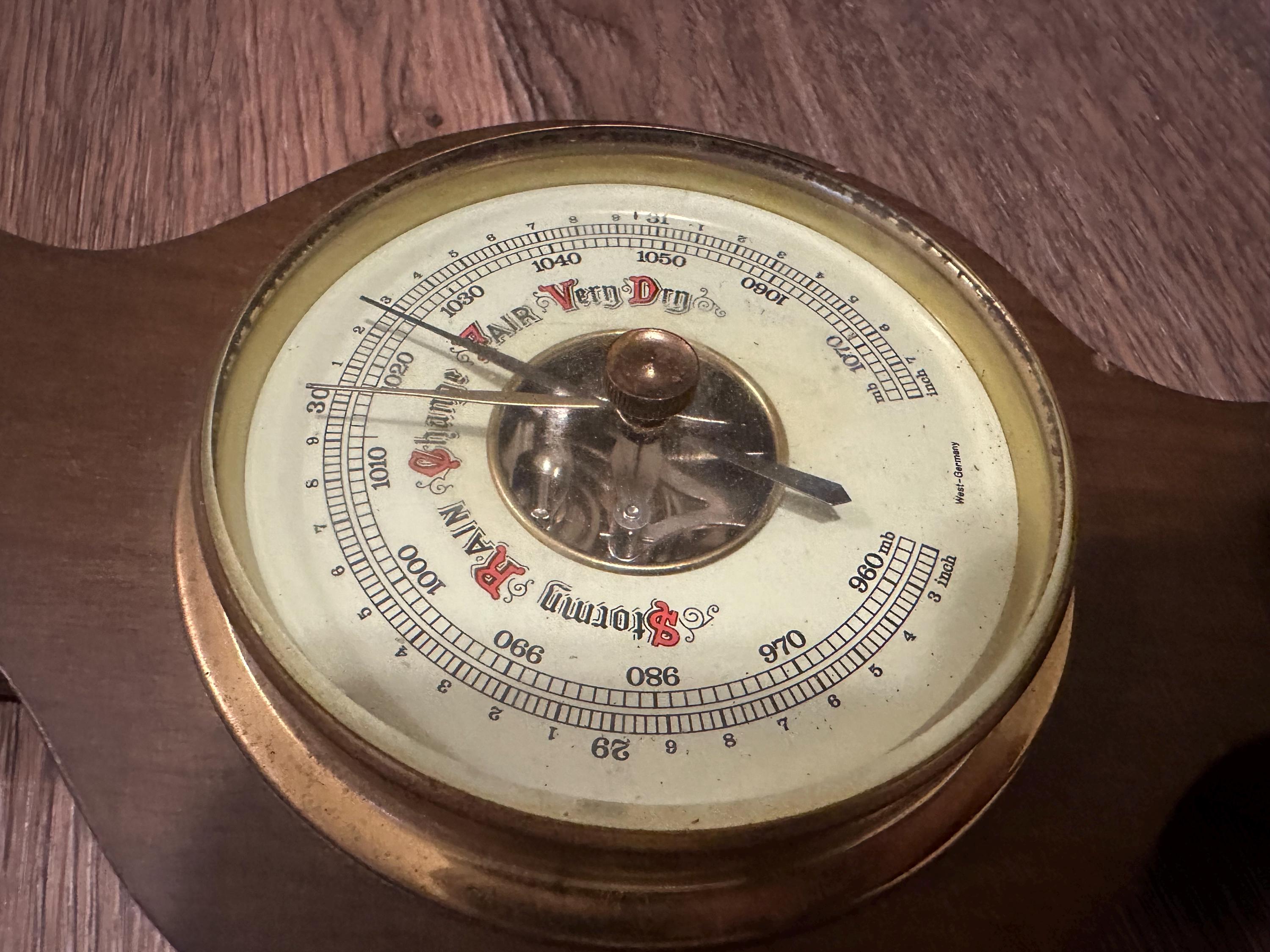 Vintage German Barometer - Etsy