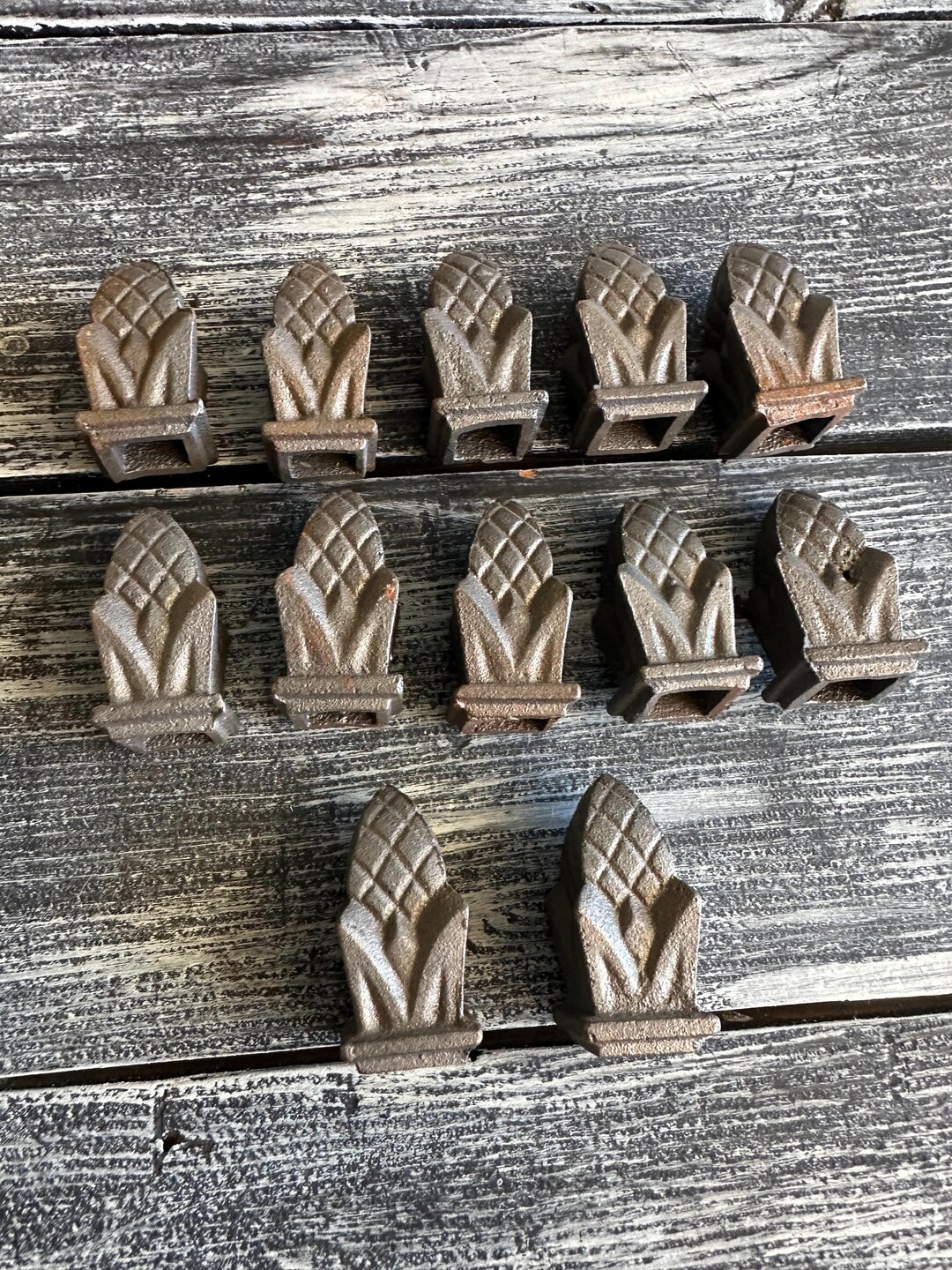 ANTIQUE CAST IRON Finials - Etsy UK