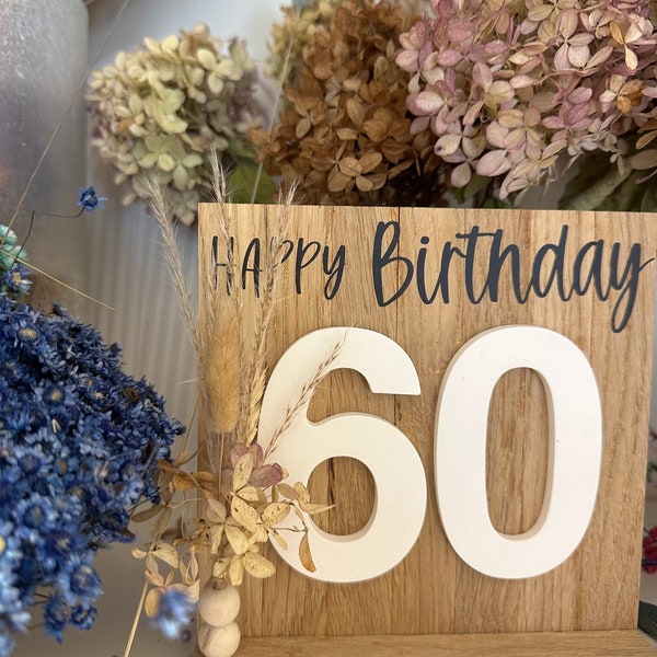 60. geburtstag schild - Etsy.de