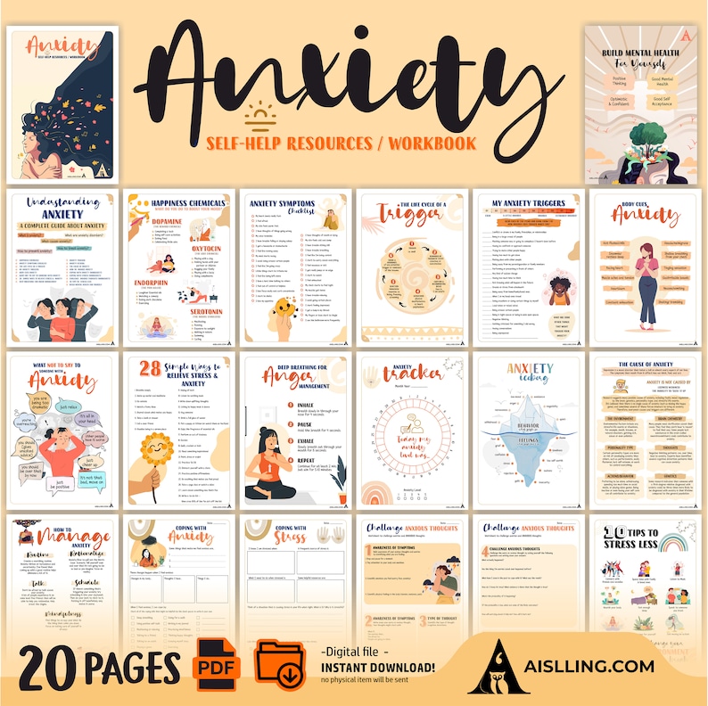 Buy Anxiety Toolbox, Anxiety Worksheets for Teens, Therapy Tools ...
