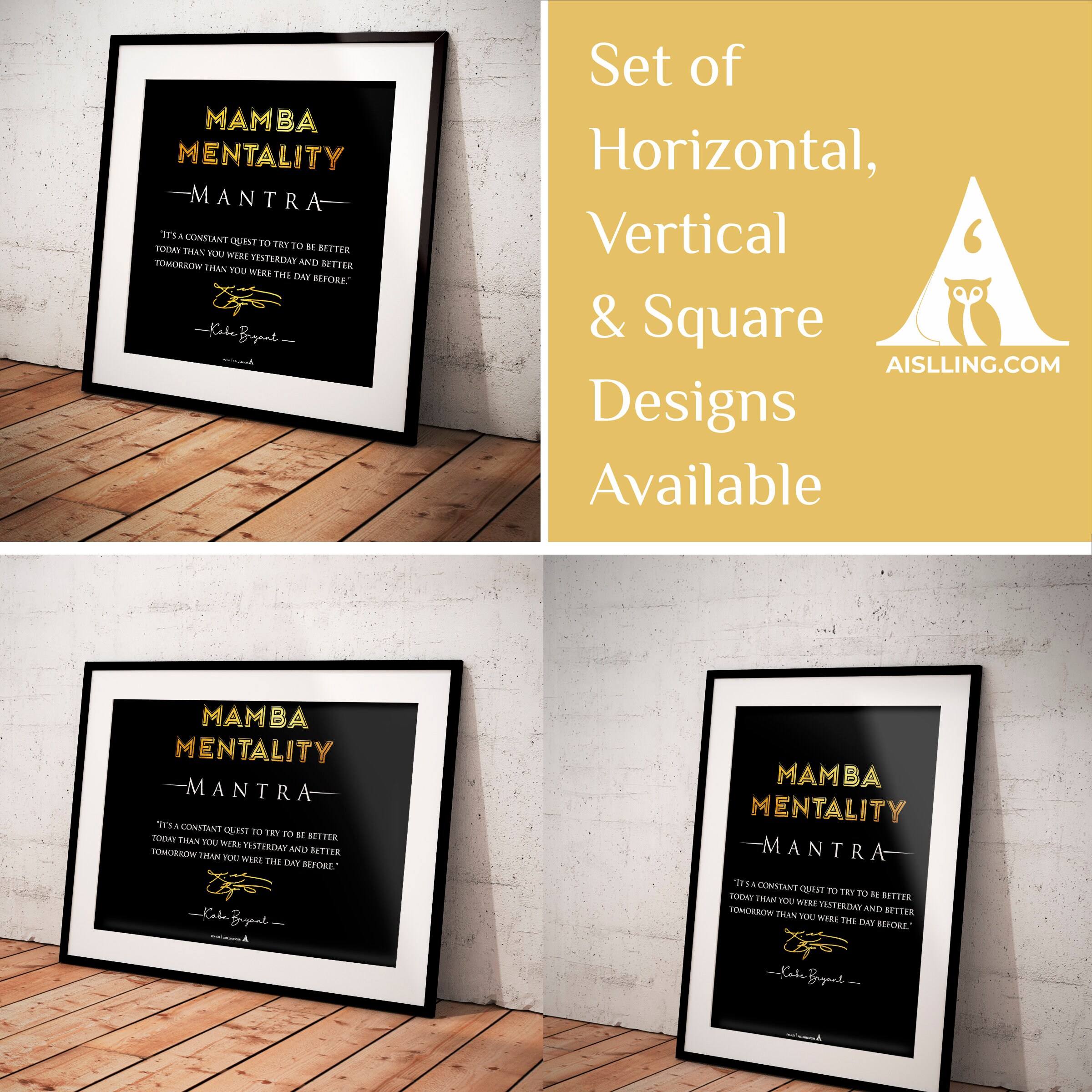 Minimalist Mamba Mentality Quote | Kobe Bryant Mamba Mentality ...