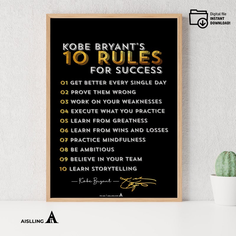 Kobe Bryant - Etsy