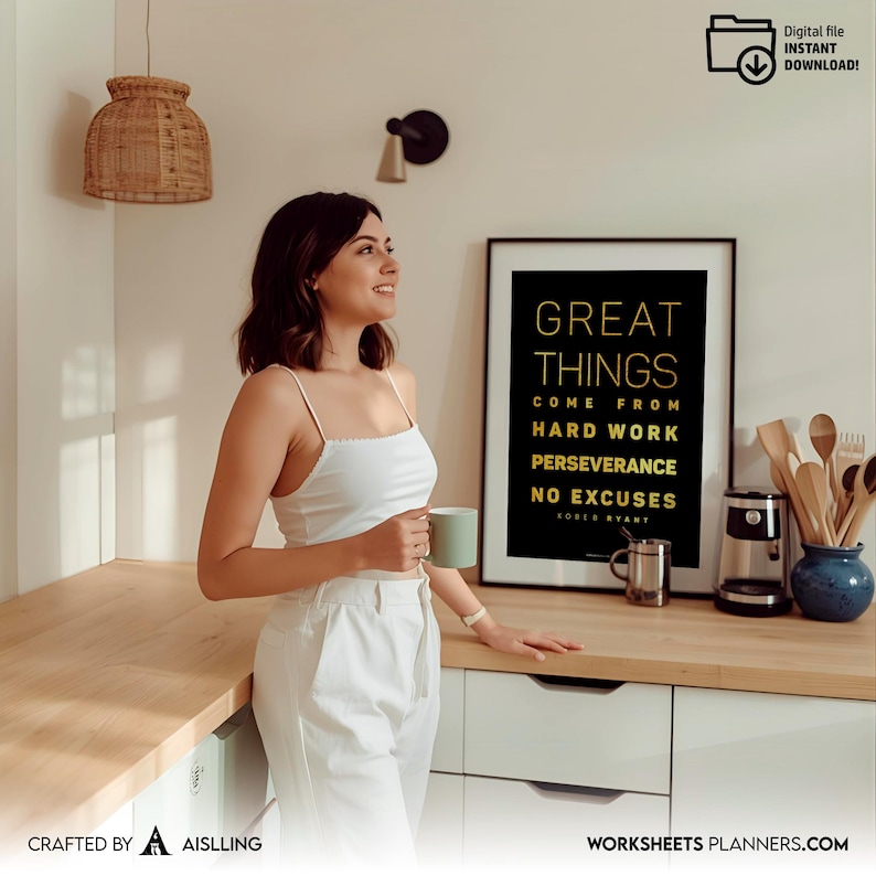 Michael Jordan Quotes Digital Printable Wall Art Inspirational Quotes ...