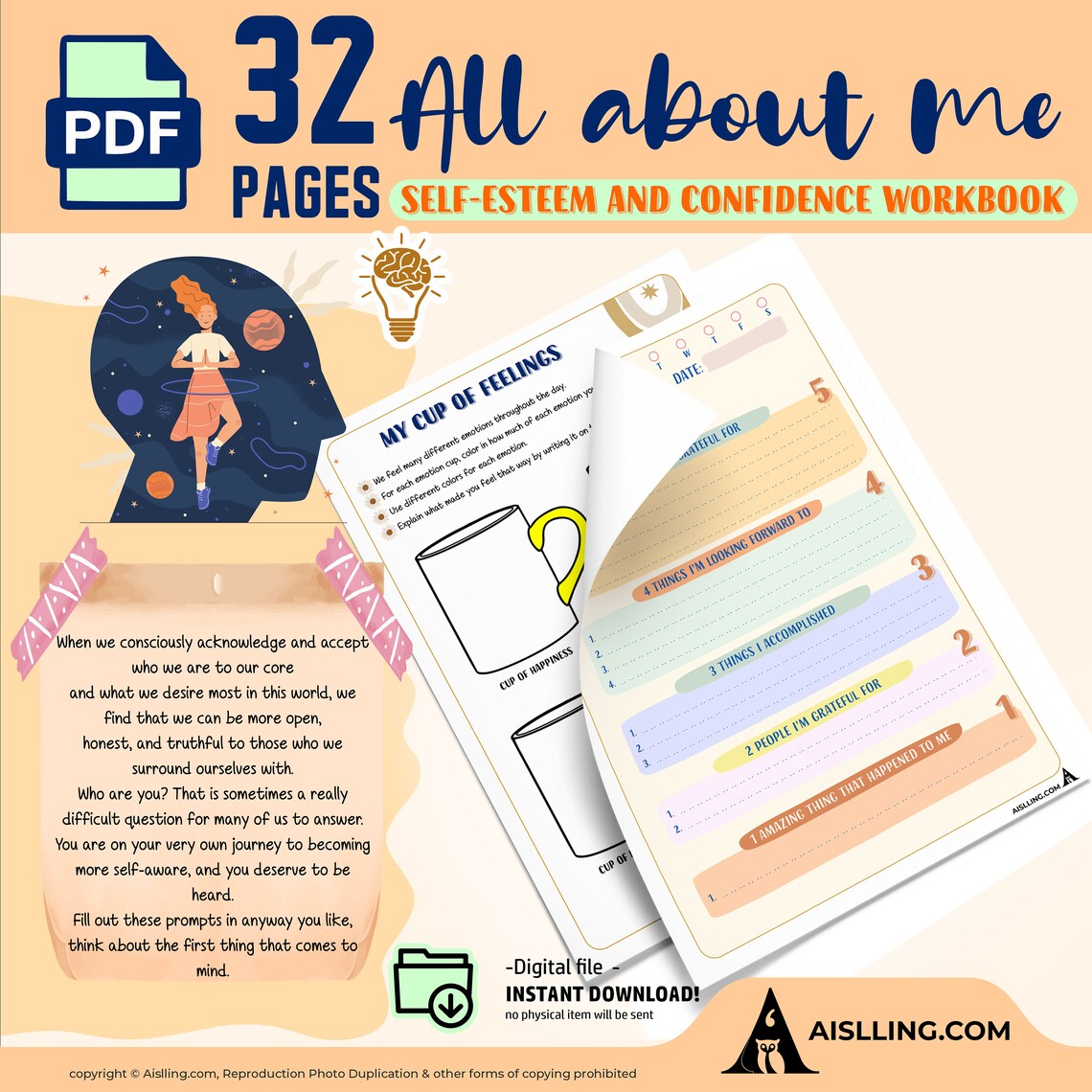 Self Esteem Worksheets Printables , Confidence Mental Health Therapist ...