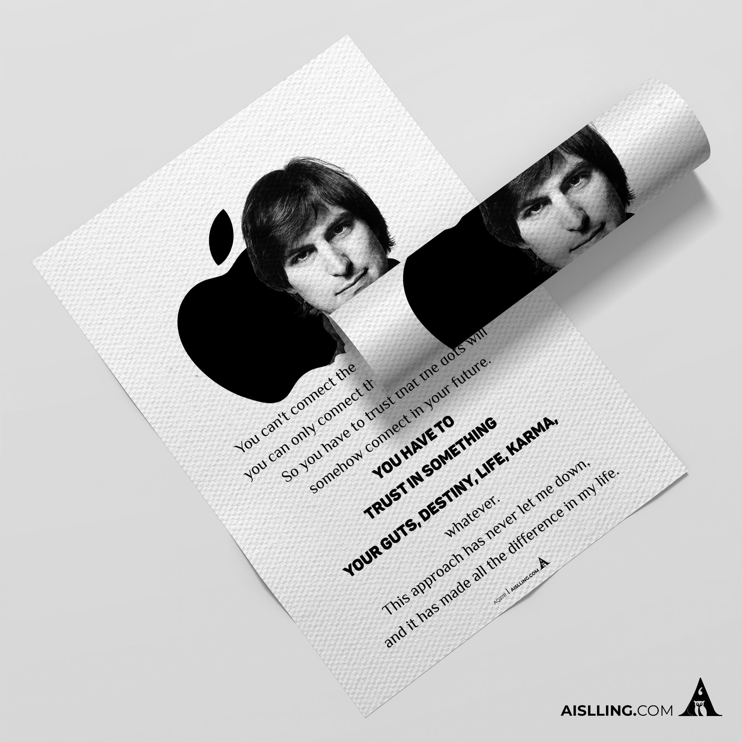 You Can't Connect the Dots Looking Forward - Steve Jobs Quote ...