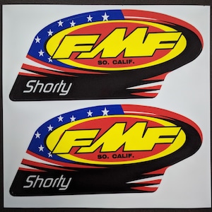Decals Sticker FMF Shorty (X2) (125mm X 50mm) - Etsy