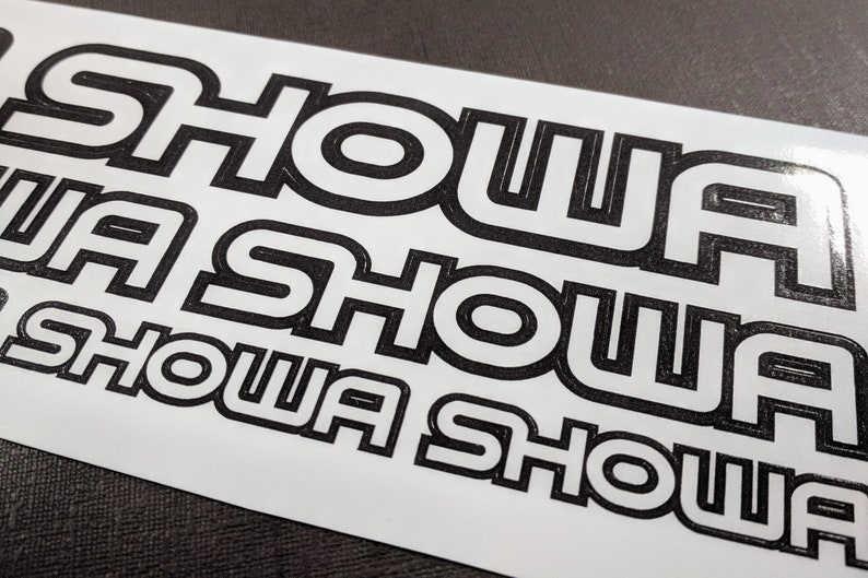 Fe Showa Sticker Kit Set Adesivi Stickers Decals Silver - Etsy