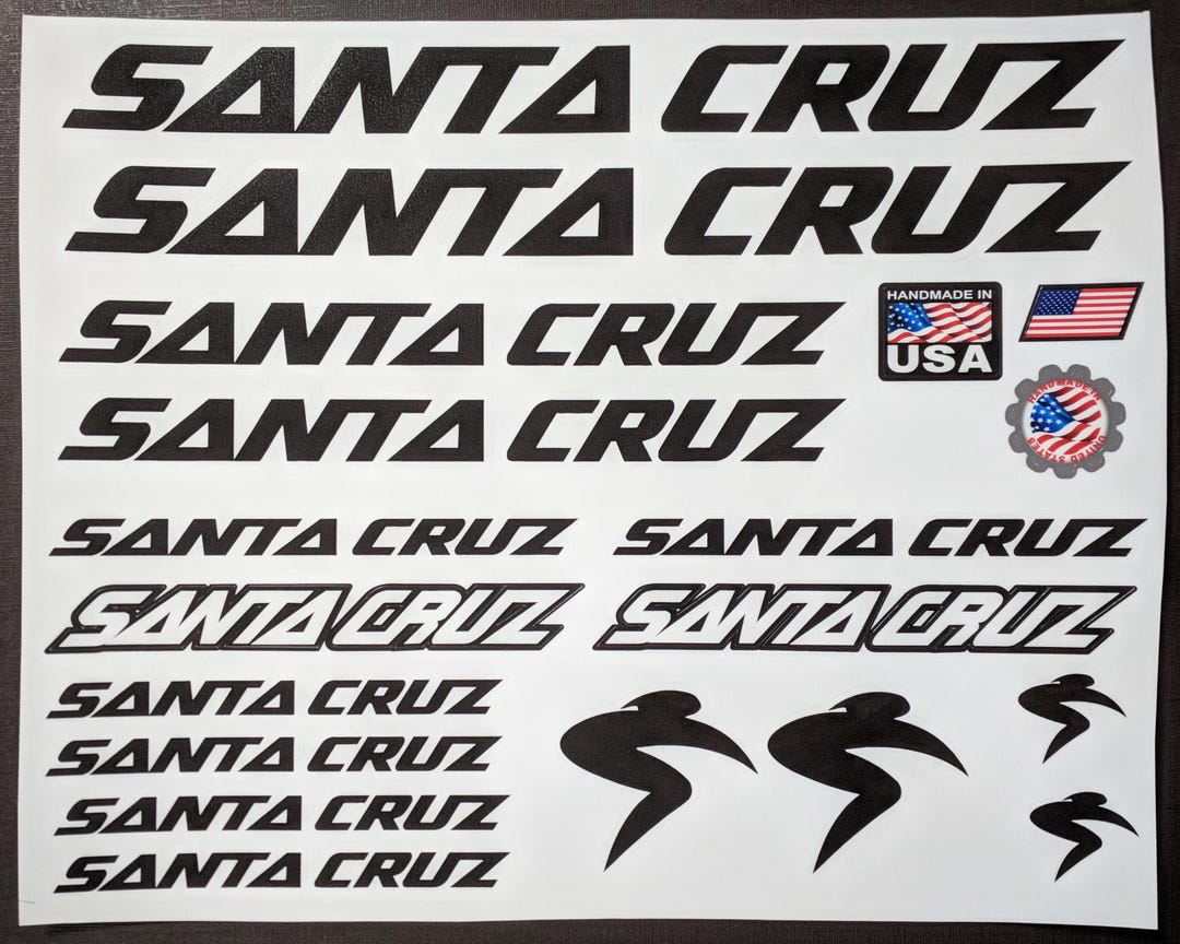 Santa Cruz Decals Stickers Bicycle Autocollant Aufkleber Adesivi - Etsy