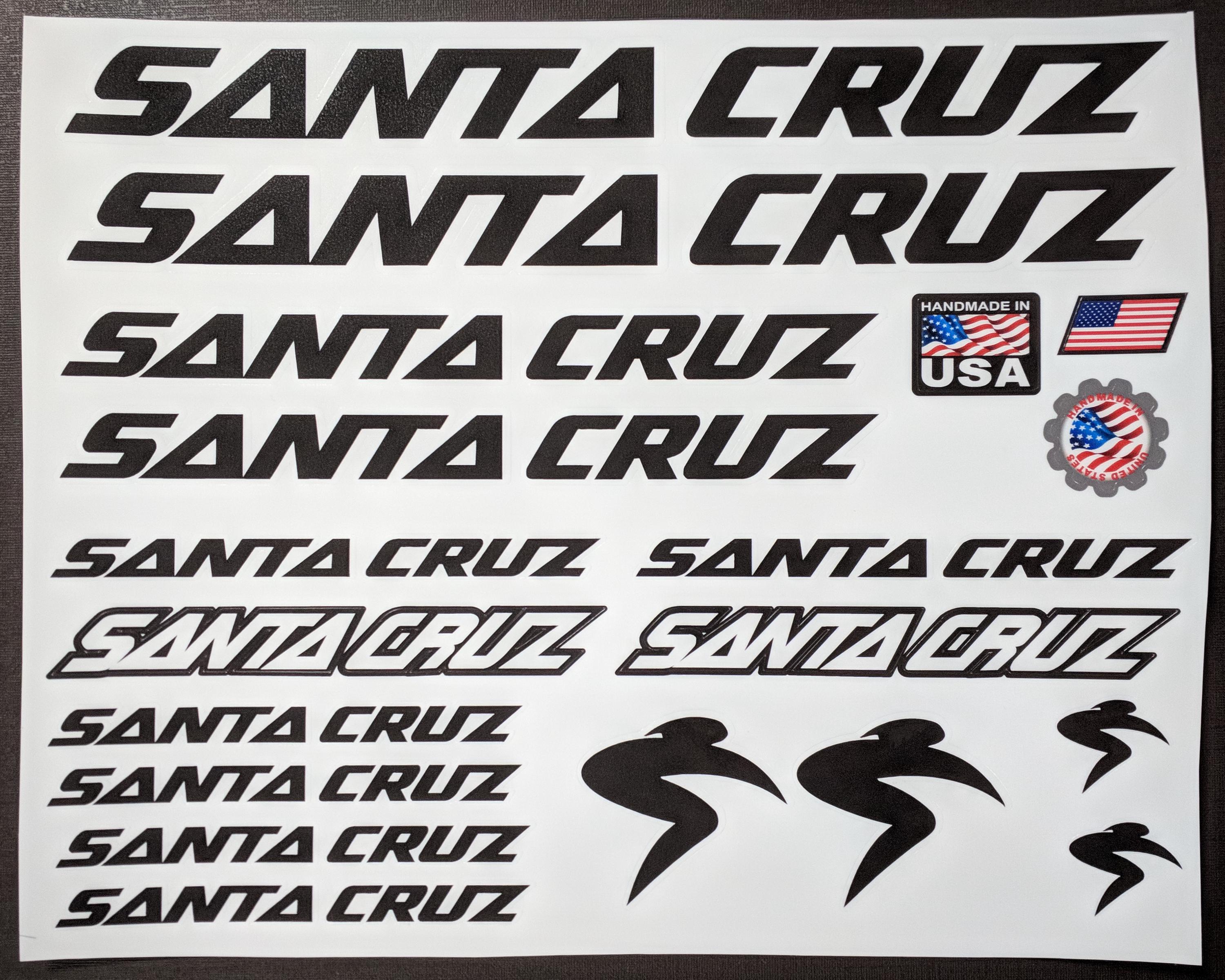 Santa Cruz Decals Stickers Bicycle Autocollant Aufkleber Adesivi - Etsy