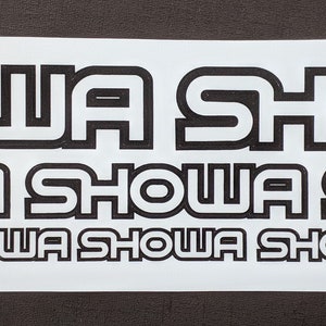 Fe Showa Sticker Kit Set Adesivi Stickers Decals Silver - Etsy