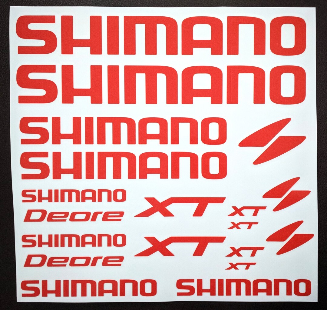 Shimano Punch Decals Sticker Bicycle Sticker Sticker Sticker Adhesive ...