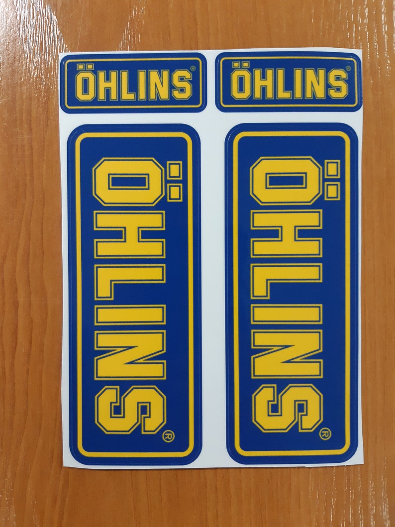 OHLINS Fork Shock Damper Stickers Graphics Decals Kawasaki - Etsy Australia