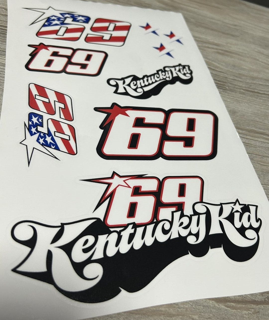 Nicky Hayden Sticker - Large Sticker Kit (A4 Size) - Etsy
