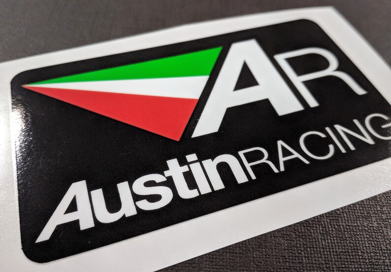 TP Decal Sticker Austin Racing - 100mm X 60mm - Etsy
